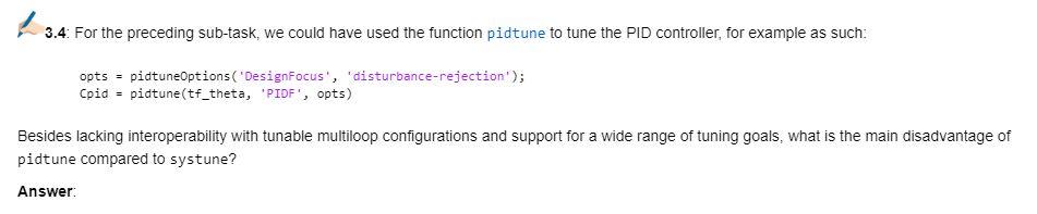 Solved In this task, we shall use the function ss2tf to | Chegg.com