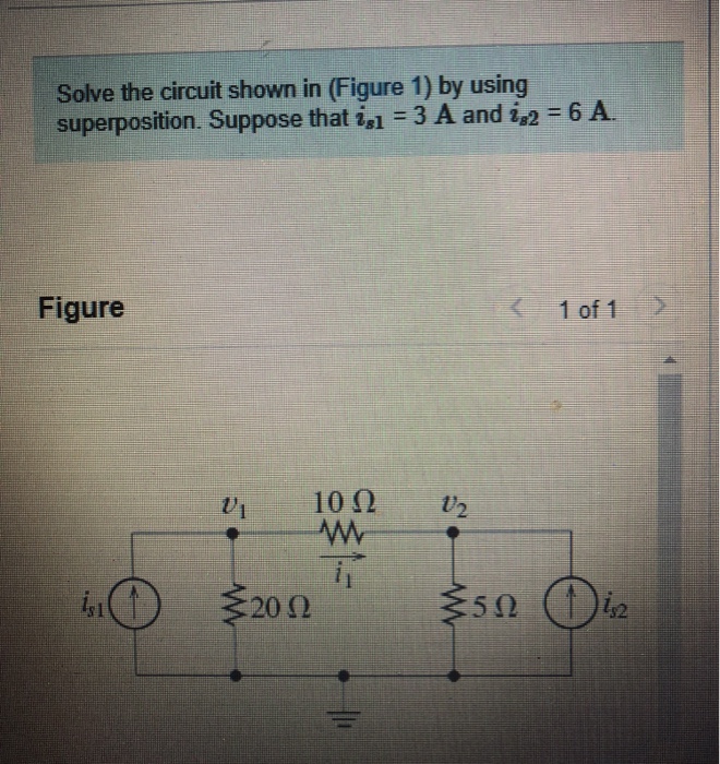 Solved Solve The Circuit Shown In Figure 1 By Using