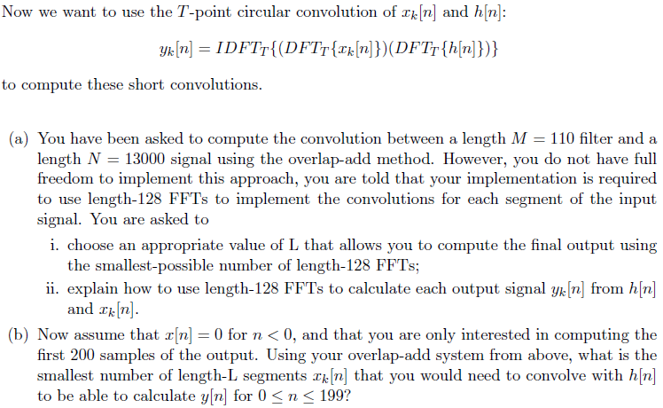 Overlap Add Method The Overlap Add Method Is One