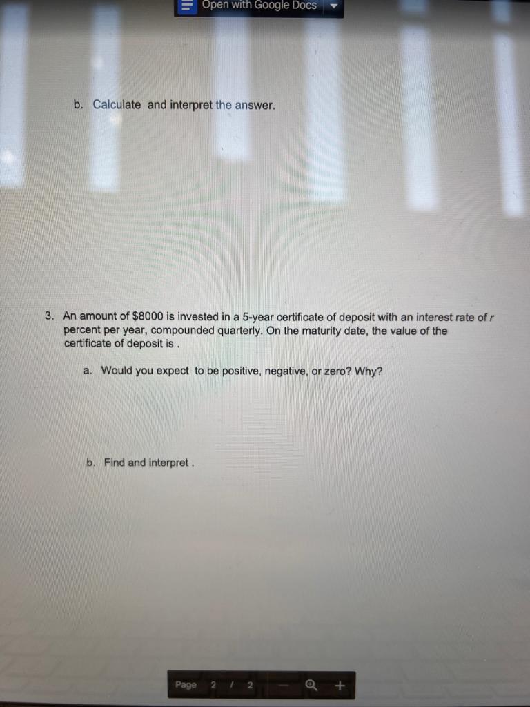 Solved Directions: Work with your group to solve the | Chegg.com