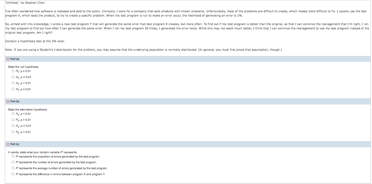 Solved program X, which tests the product, to try to create | Chegg.com