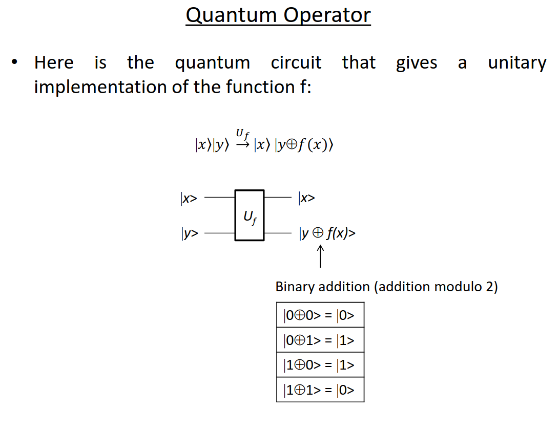 Solved Quantum Operator • Here is the quantum circuit that | Chegg.com