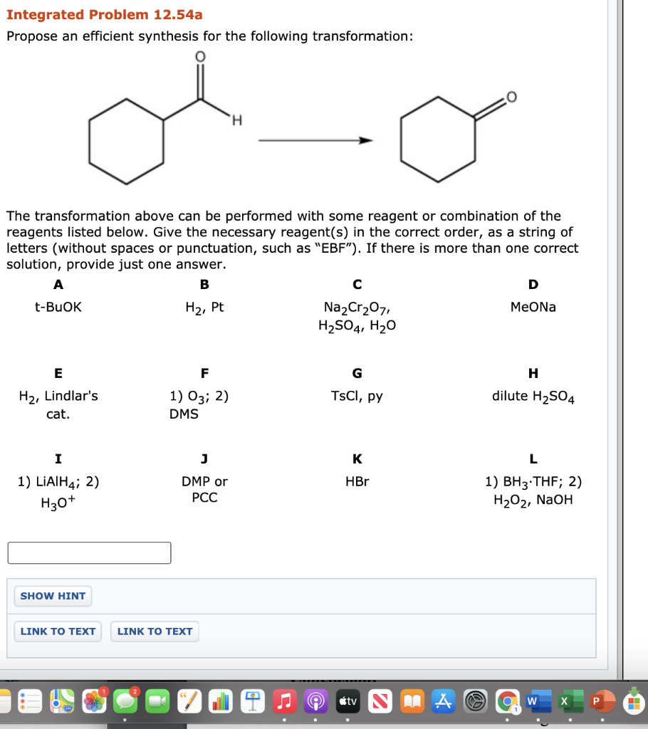 Solved Integrated Problem 12.54a Propose an efficient | Chegg.com