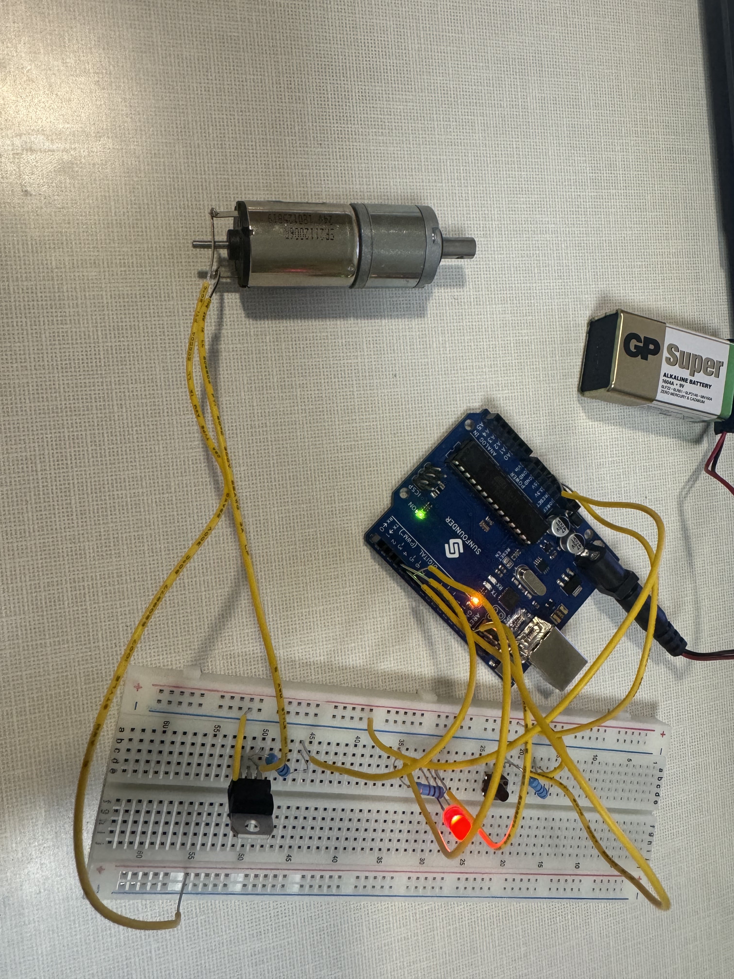 Solved LED-Switch-Motor Robot---Here's a description | Chegg.com