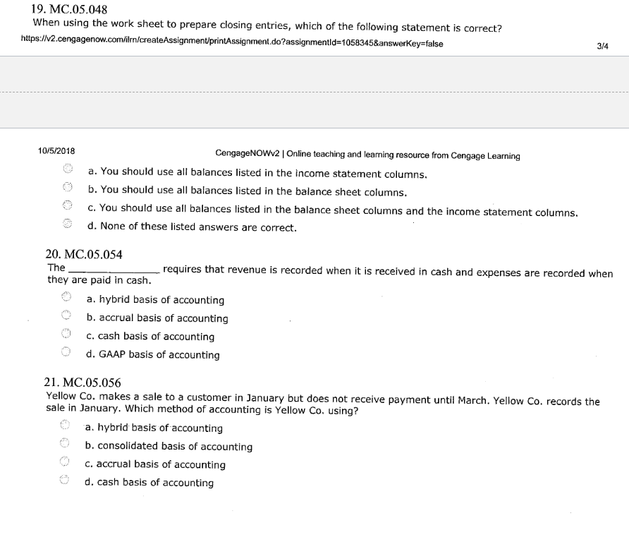 Solved 1. МС.04.004 The type of account and normal balance | Chegg.com