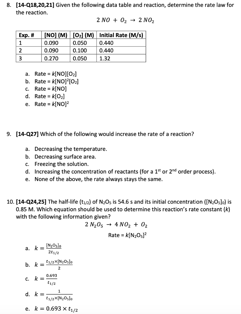 Solved 8. [14-Q18,20,21] Given the following data table and | Chegg.com