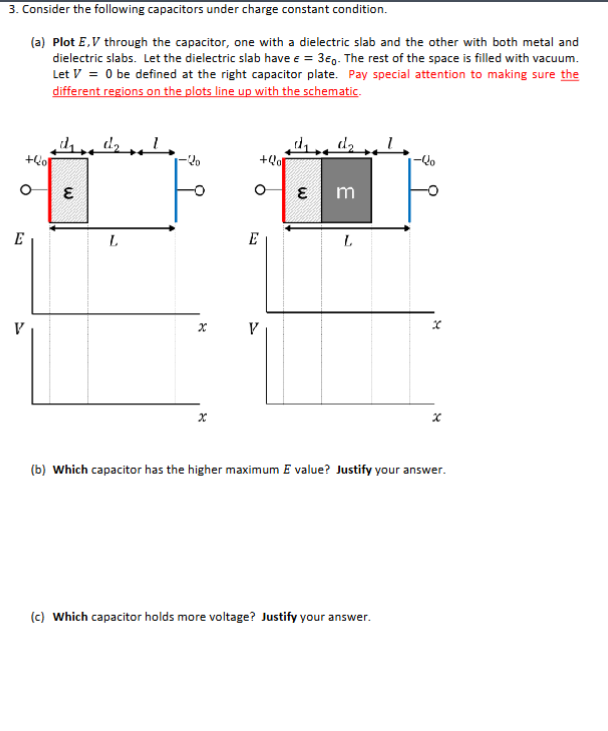 Solved Consider the following capacitors under charge | Chegg.com