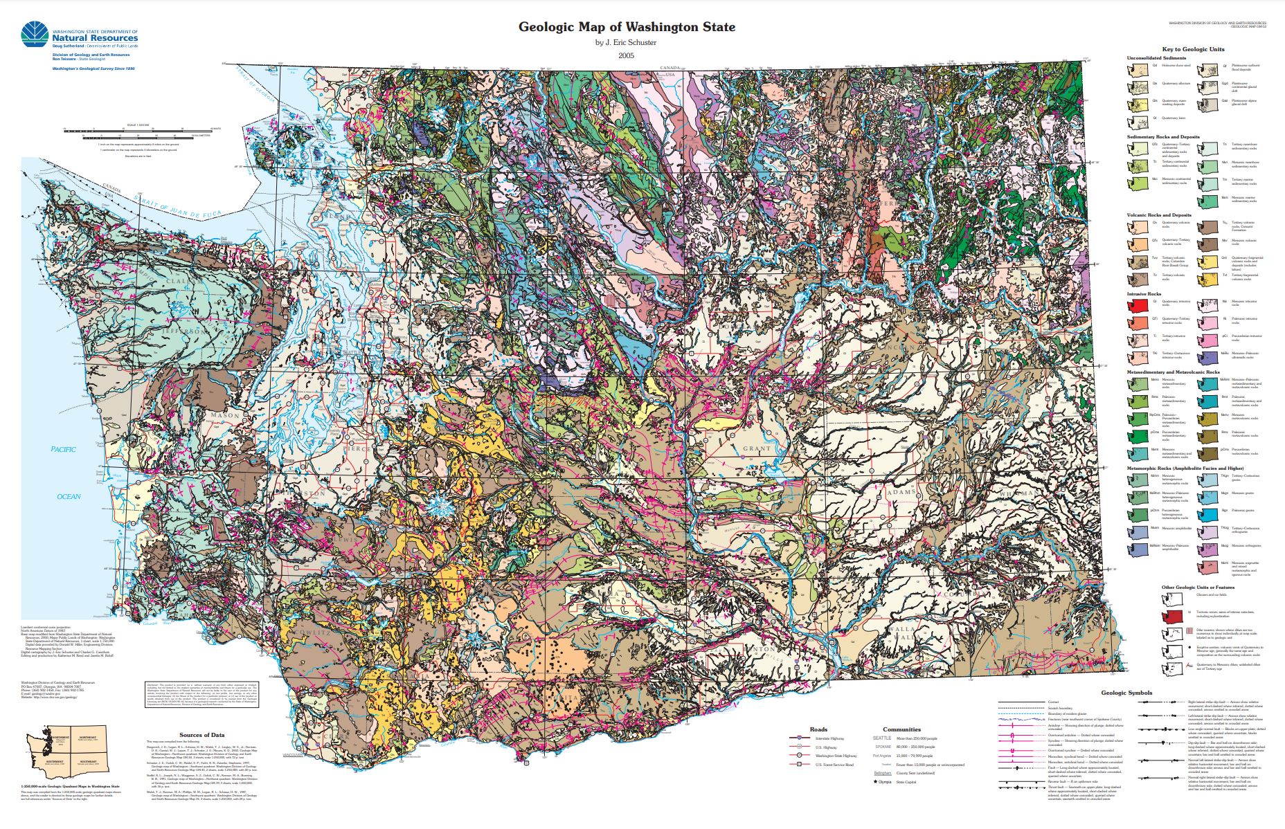 3. Geologic MapsGeologic maps are depictions of the | Chegg.com