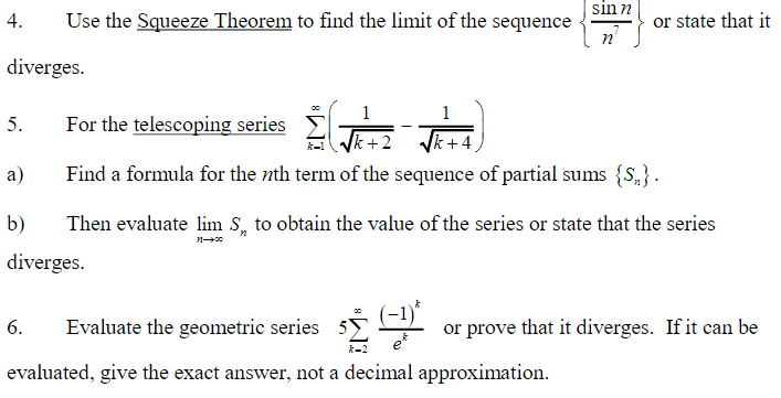 Solved 4. Use the Squeeze Theorem to find the limit of the | Chegg.com
