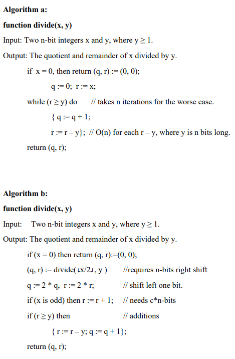 Solved II. The first one is iterative and the second one is | Chegg.com