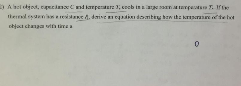Solved 1) Derive the relationship between the output, the | Chegg.com