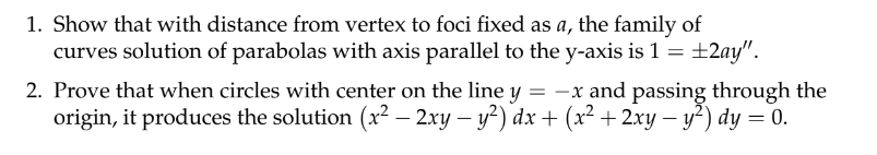 Solved 1. Show that with distance from vertex to foci fixed | Chegg.com