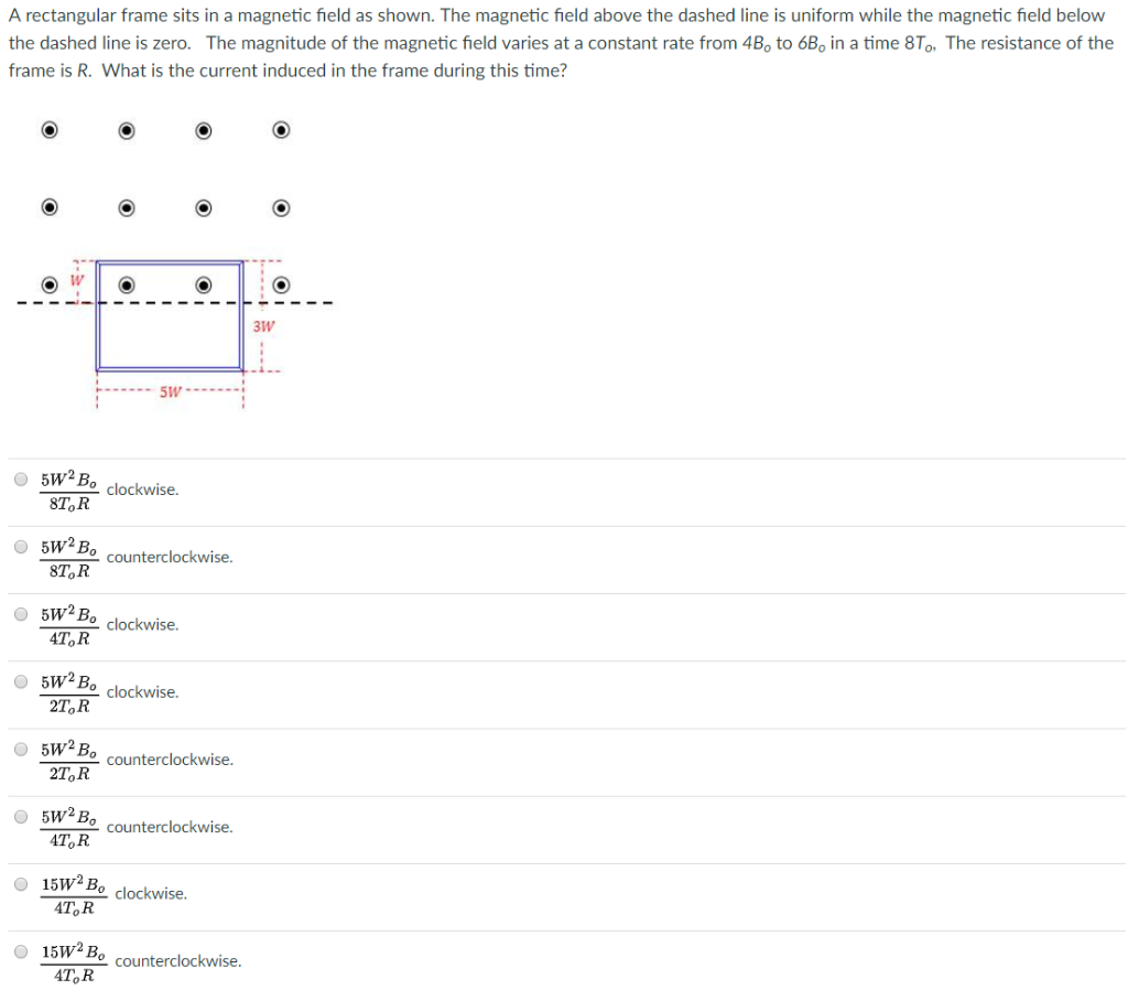 Solved A rectangular frame sits in a magnetic field as | Chegg.com