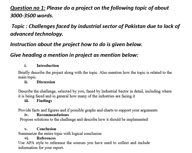 Solved Question no 1: Please do a project on the following | Chegg.com Solved Question no 1: Please do a project on the following | Chegg.com