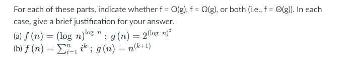 Solved For each of these parts, indicate whether | Chegg.com