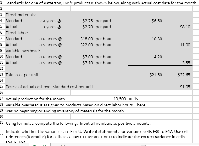 Solved Using formulas, compute the following. Input all | Chegg.com
