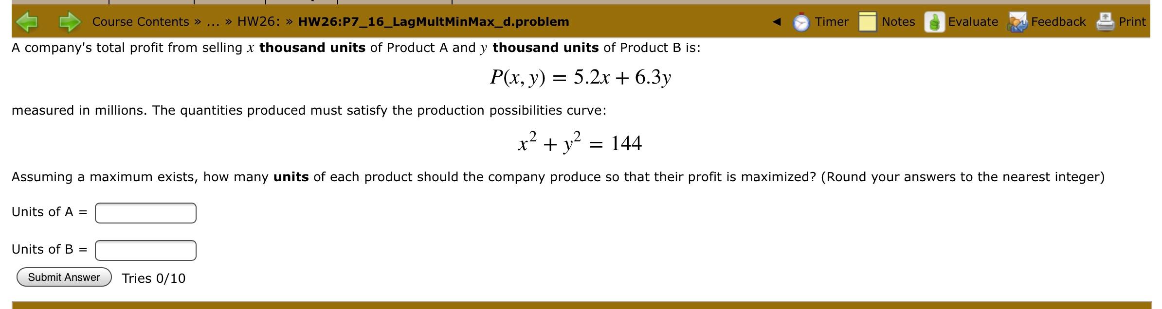 Solved Timer Notes Evaluate Feedback Print Course Contents 8837