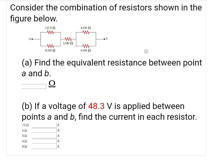 Solved Consider the combination of resistors shown in the | Chegg.com