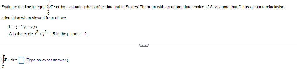 Solved Evaluate the line integral • dr by evaluating the | Chegg.com