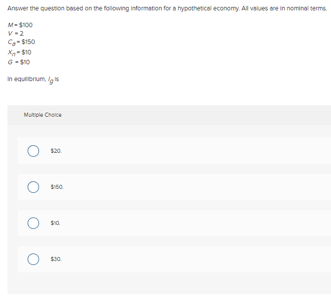 Solved Answer the question based on the following | Chegg.com