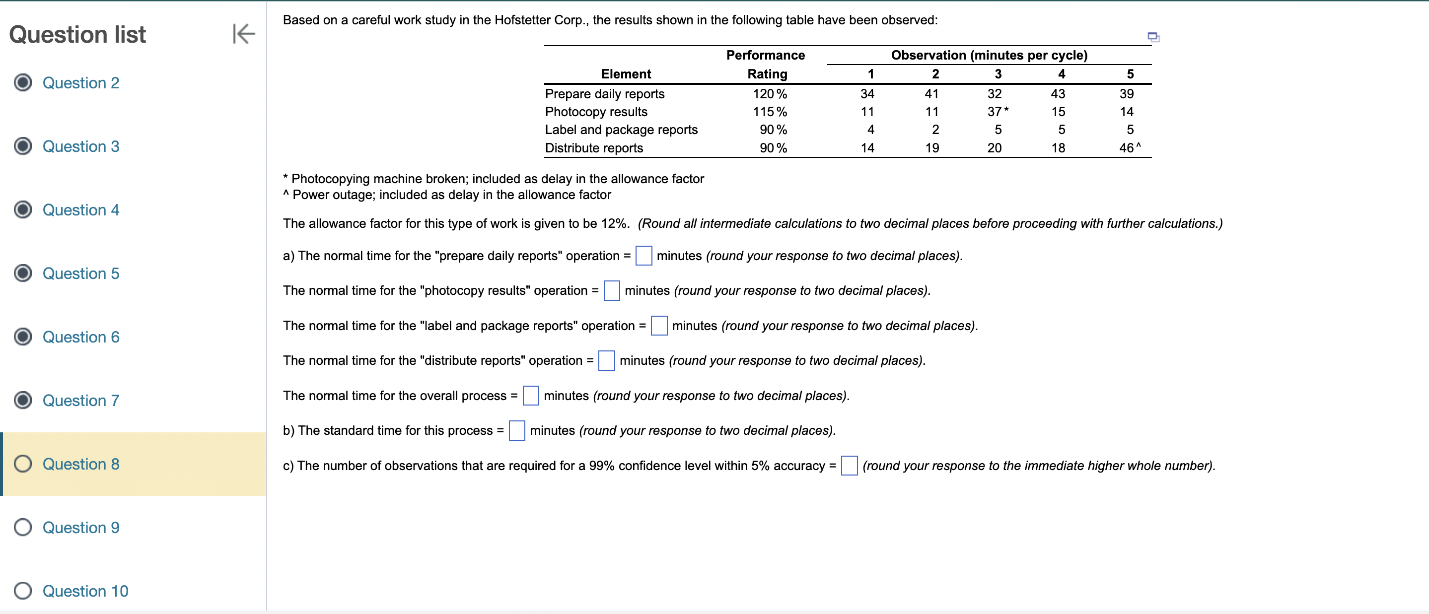 Solved Question listQuestion 2Question 3Question 4Question | Chegg.com
