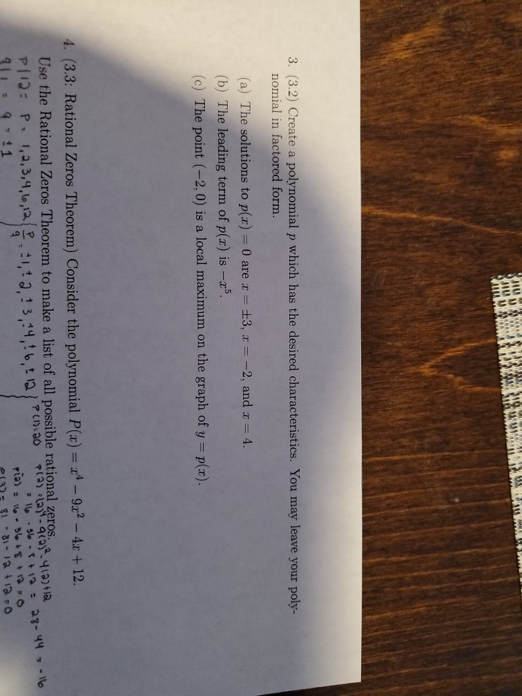 Solved can someone please help me with problem number 2 i | Chegg.com