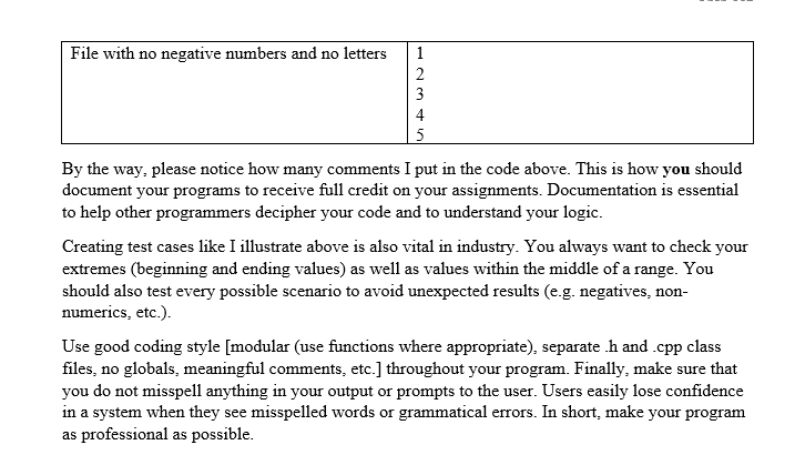 Solved int main() { ifstream inputfile; std::string | Chegg.com