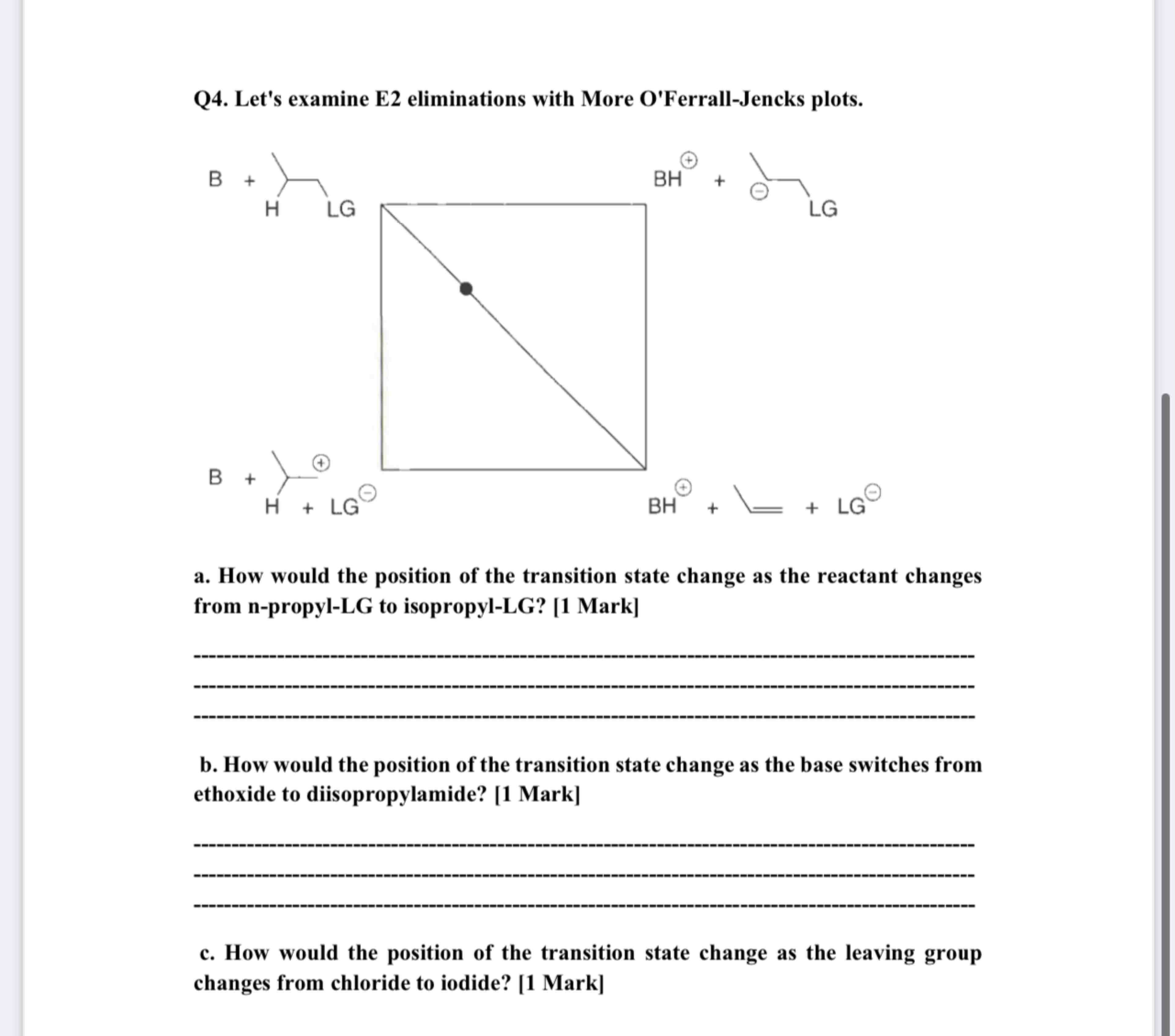 Solved Q4. ﻿Let's examine E2 ﻿eliminations with More | Chegg.com