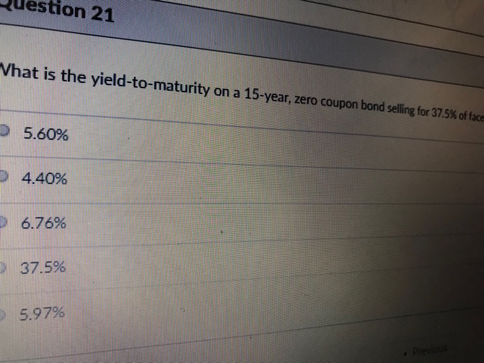 Solved All else equal, interest rate risk is highest for | Chegg.com