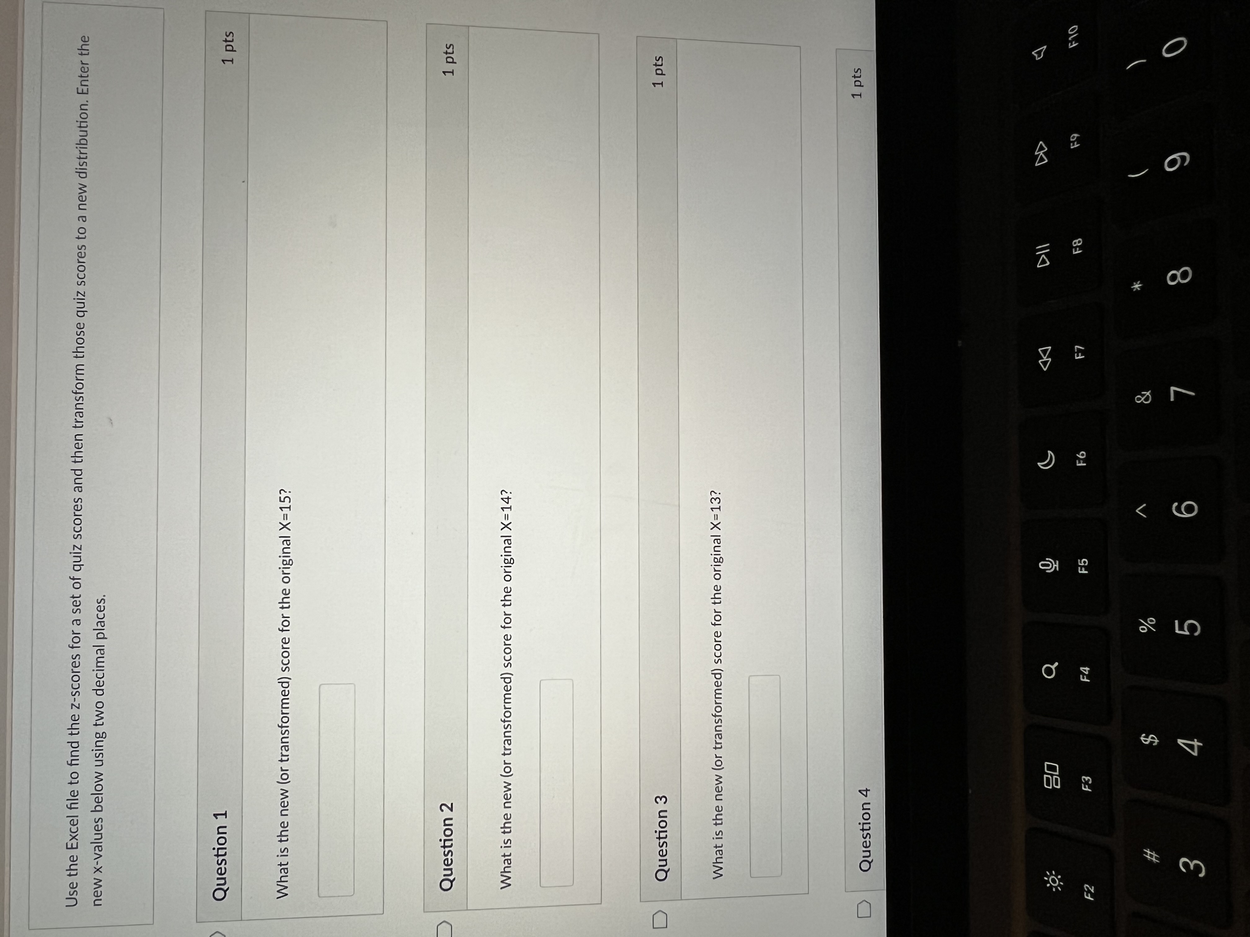 Solved Below are a set of quiz scores for a class. Assume | Chegg.com