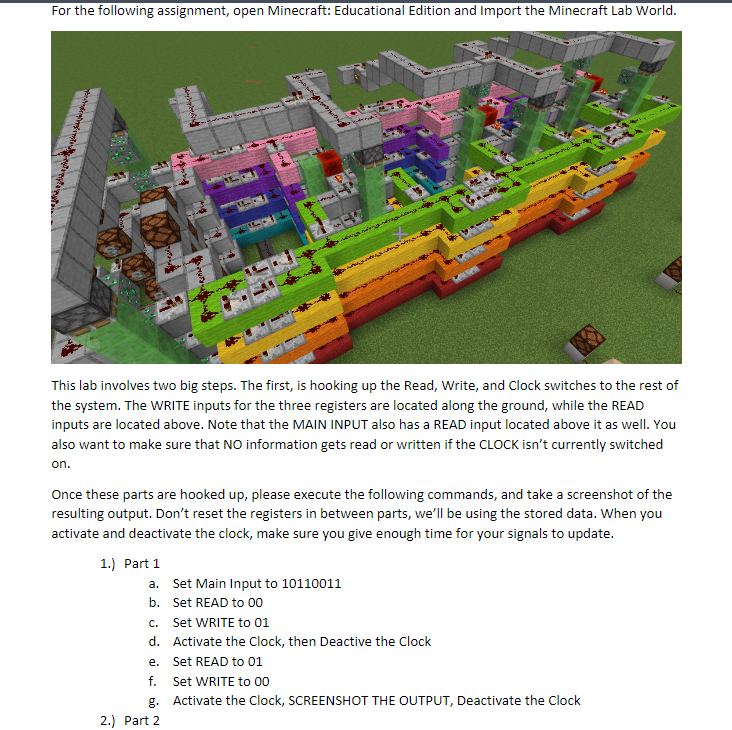 Solved This lab involves two big steps. The first, is | Chegg.com