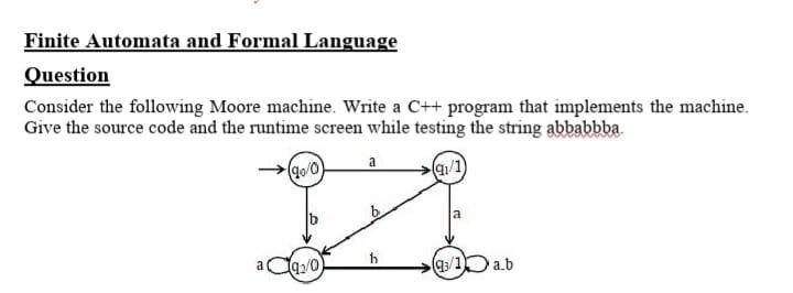 Solved Finite Automata and Formal Language Question Consider | Chegg.com