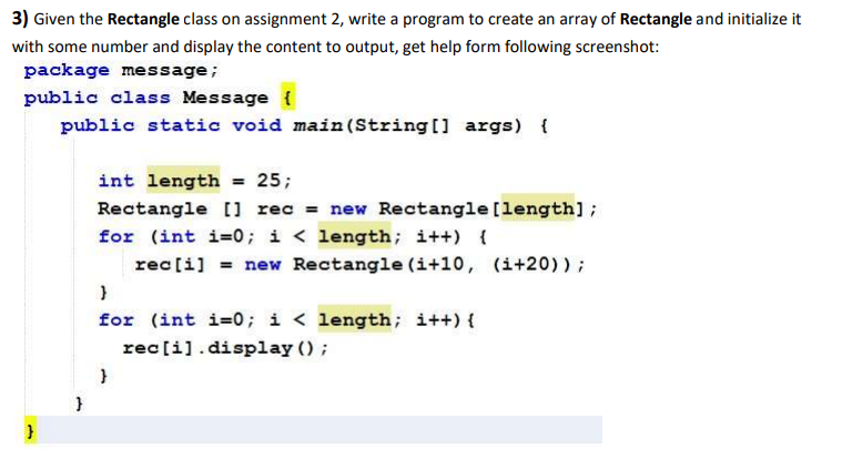 Solved Note Here Is Class Rectangle Class Public Class 