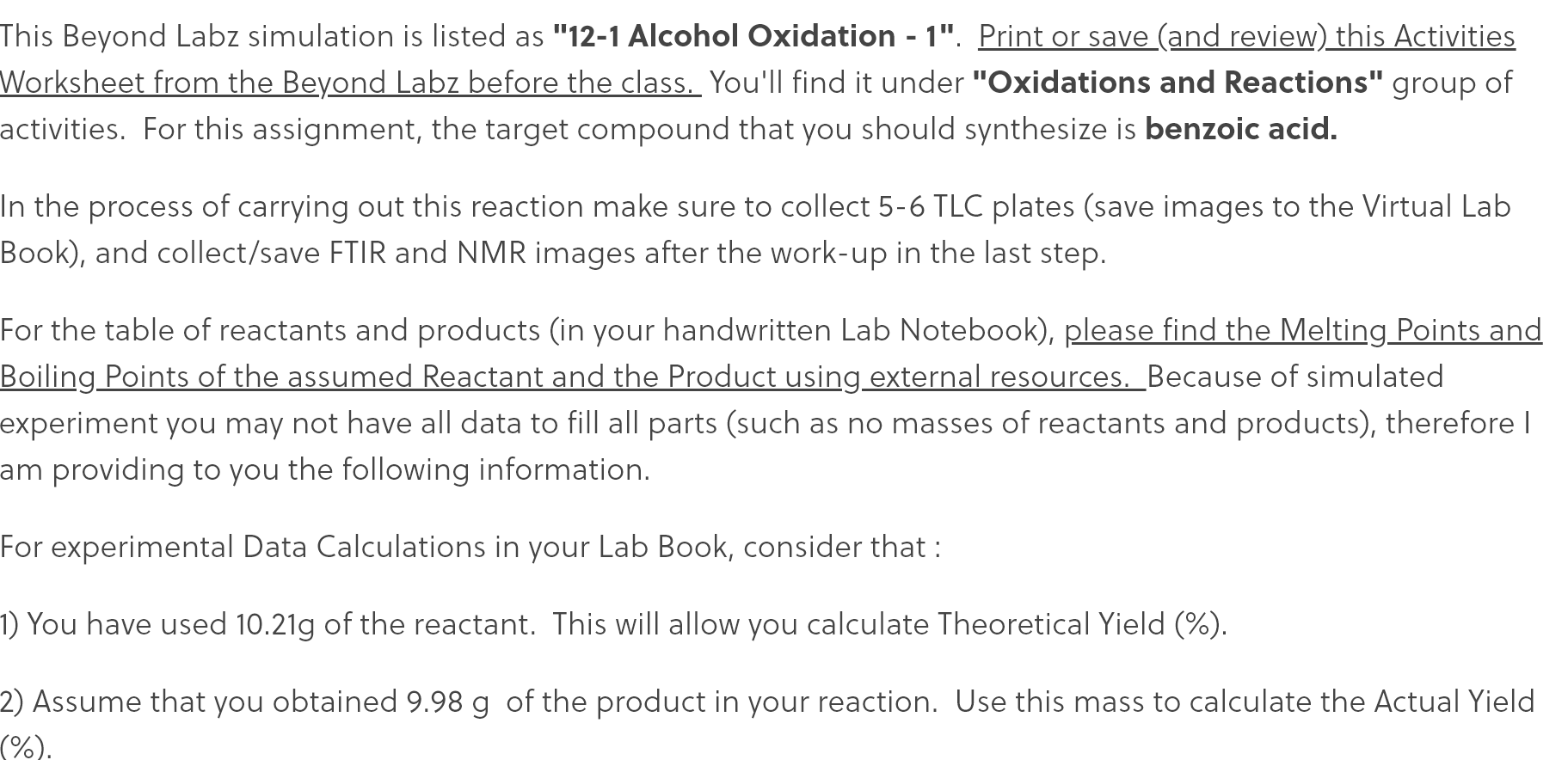 Solved This Beyond Labz simulation is listed as "12-1 | Chegg.com