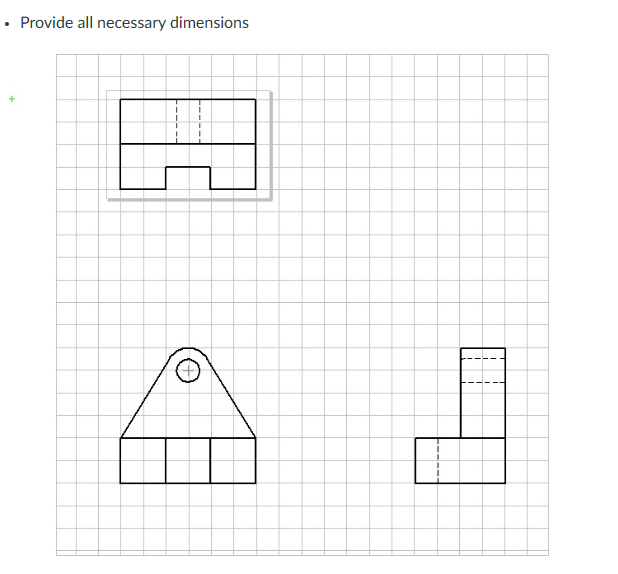 Solved Re-dimension last drawing using "baseline | Chegg.com