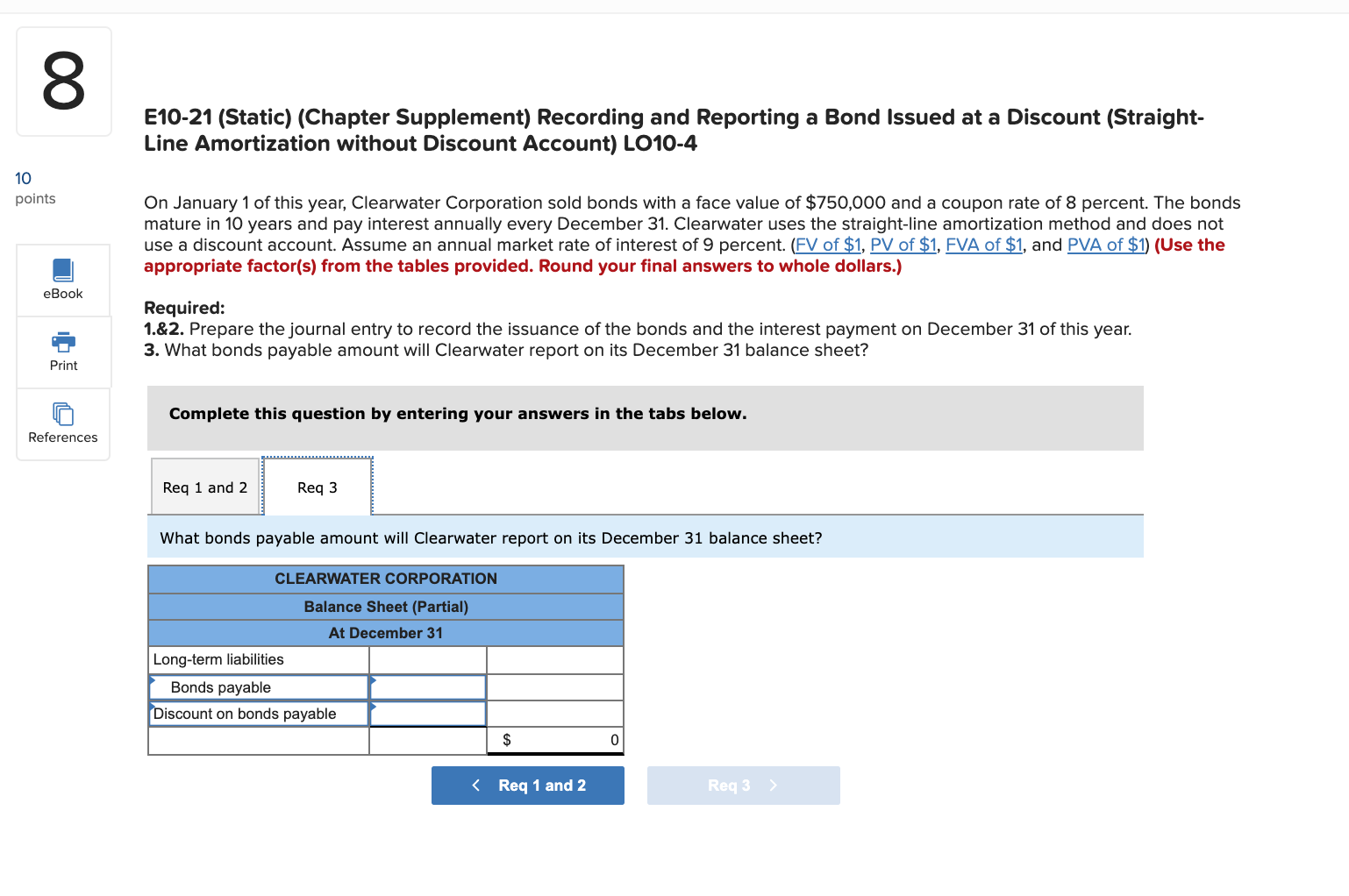 Solved 00 8 E10-21 (Static) (Chapter Supplement) Recording | Chegg.com