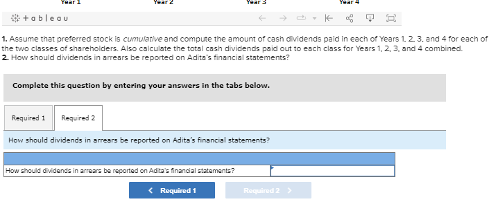 Tableau DA 13-2 (Static): Exercise, Dlvidends on | Chegg.com Tableau DA 13-2 (Static): Exercise, Dlvidends on | Chegg.com