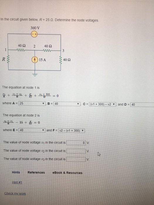 Solved In the circuit given below, R-25 Ω. Determine the | Chegg.com