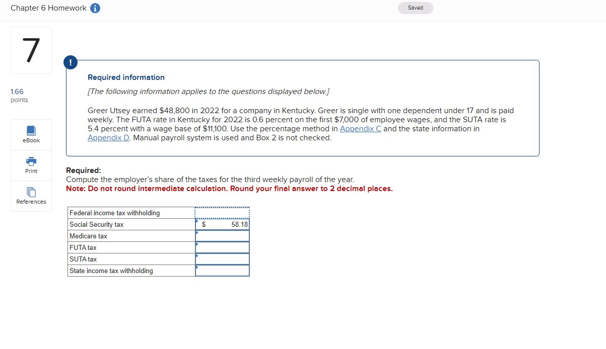 Solved Required information [The following information | Chegg.com