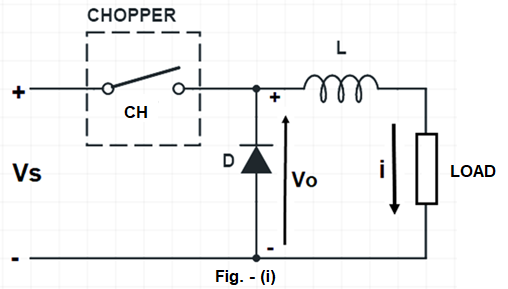 Solved In the Chopper Buck circuit as in the figure bellow, | Chegg.com