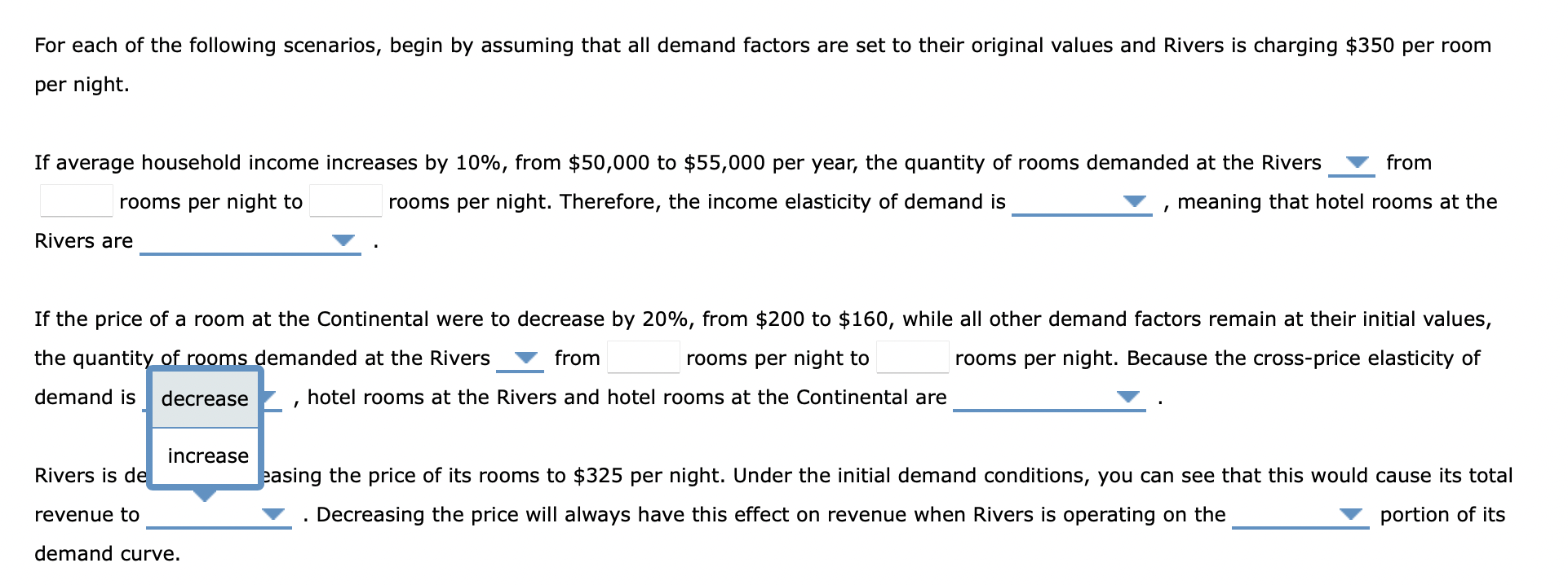Solved If average household income increases by 10%, from | Chegg.com