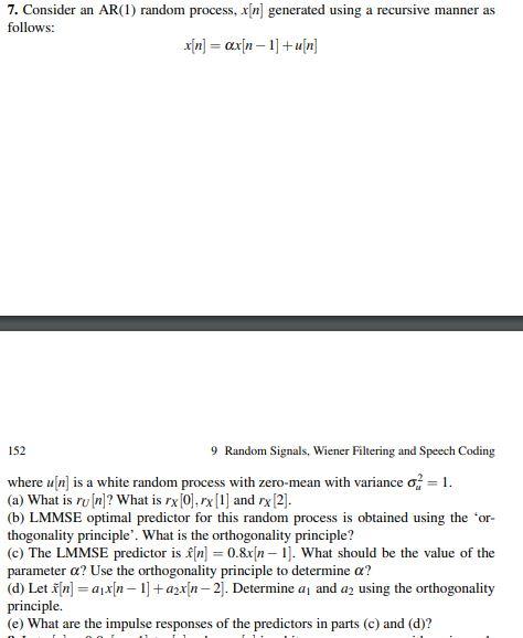 Solved This is a Digital Signal Processing question, solve | Chegg.com