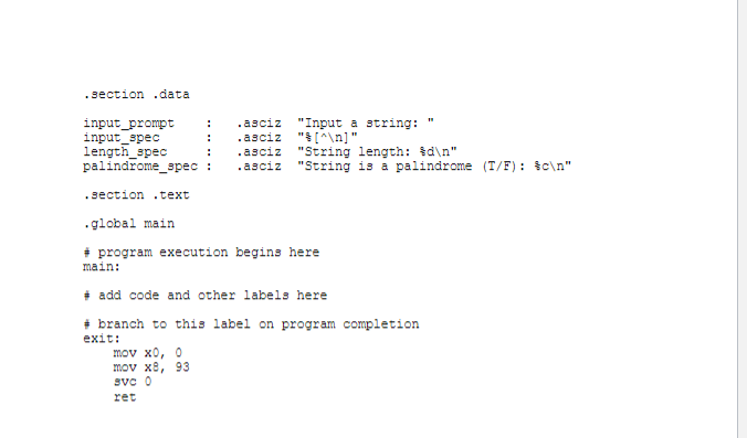 Solved Please use the given example code to start the | Chegg.com