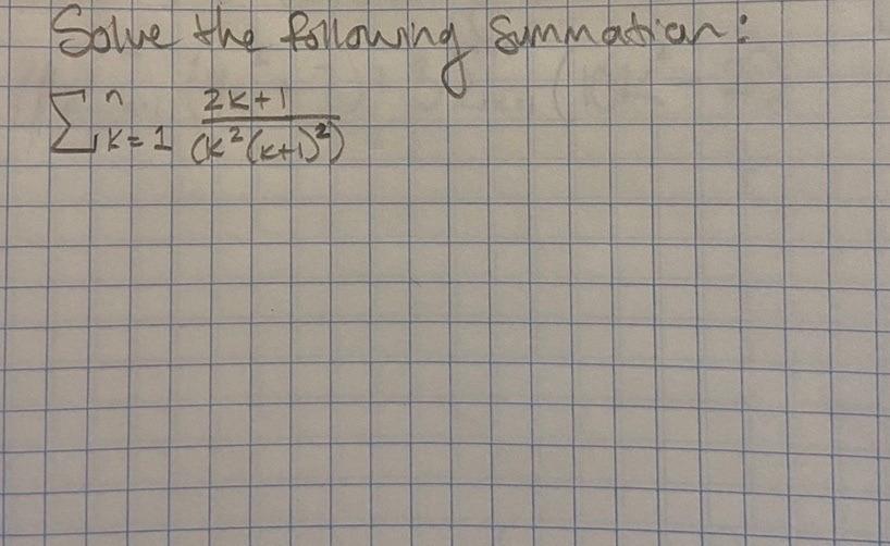 Solved Solve the following summation: Solve the following 22 | Chegg.com