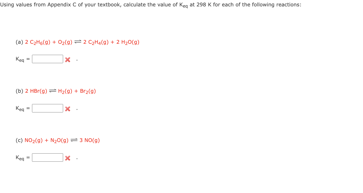 Solved Using values from Appendix C of your textbook, | Chegg.com