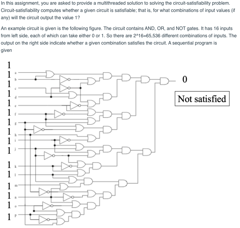 In this assignment, you are asked to provide a | Chegg.com