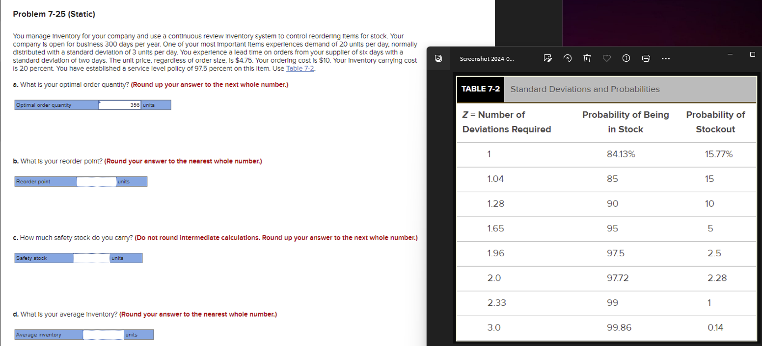 Solved Please help answer questions B-D. I have already | Chegg.com