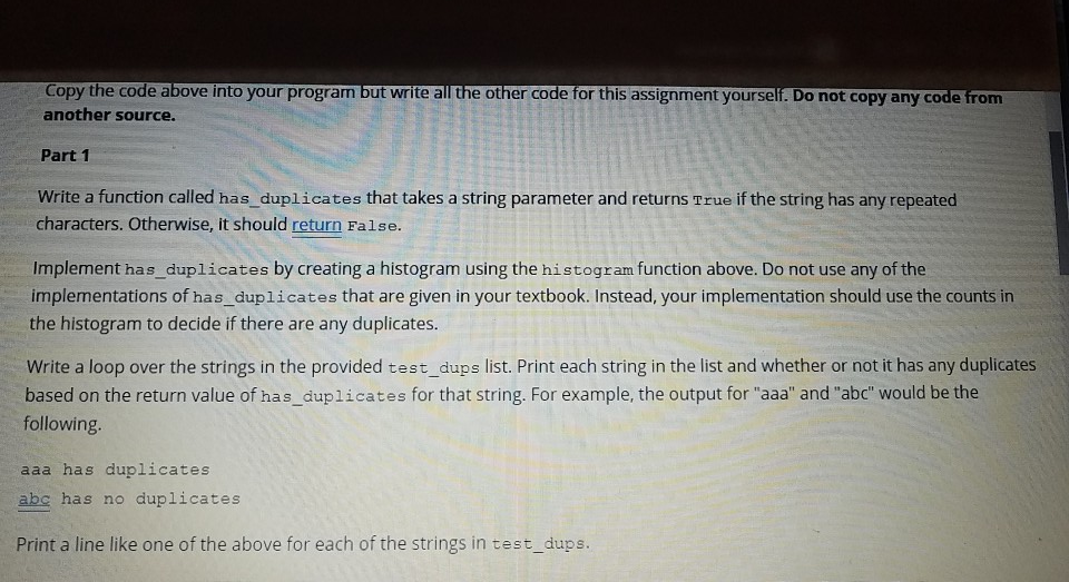 Solved Start with the following Python code. | Chegg.com