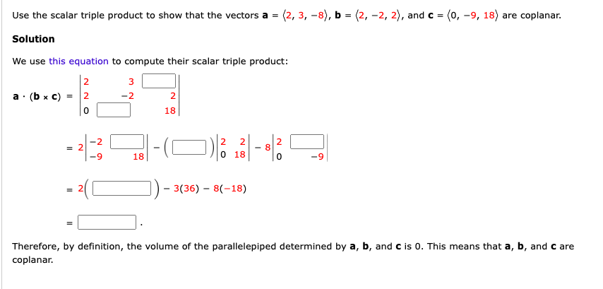 Solved Use the scalar triple product to show that the | Chegg.com