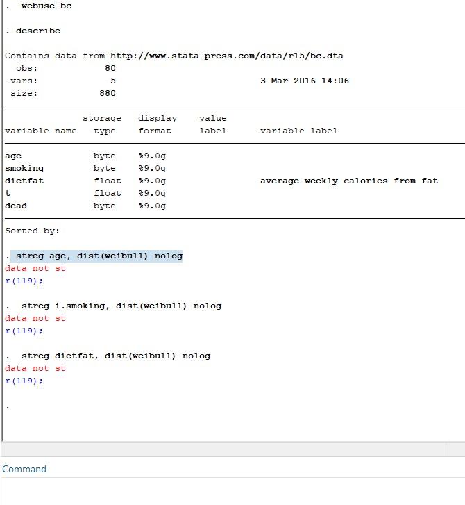 Solved STATA SOFTWARE SURVIVAL ANALYSIS PLEASE I NEED HELP I | Chegg.com